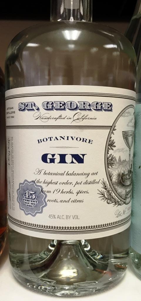 St. George Botanivore Gin | Talk-A-Vino