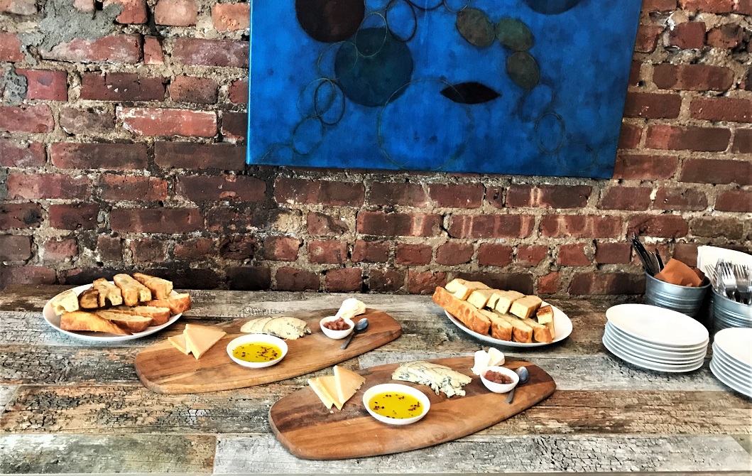 cheese selection at grapes and grains | Talk-A-Vino
